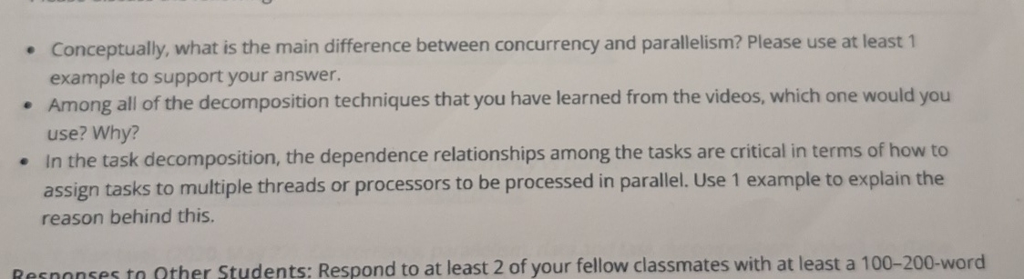 Solved Conceptually, what is the main difference between | Chegg.com