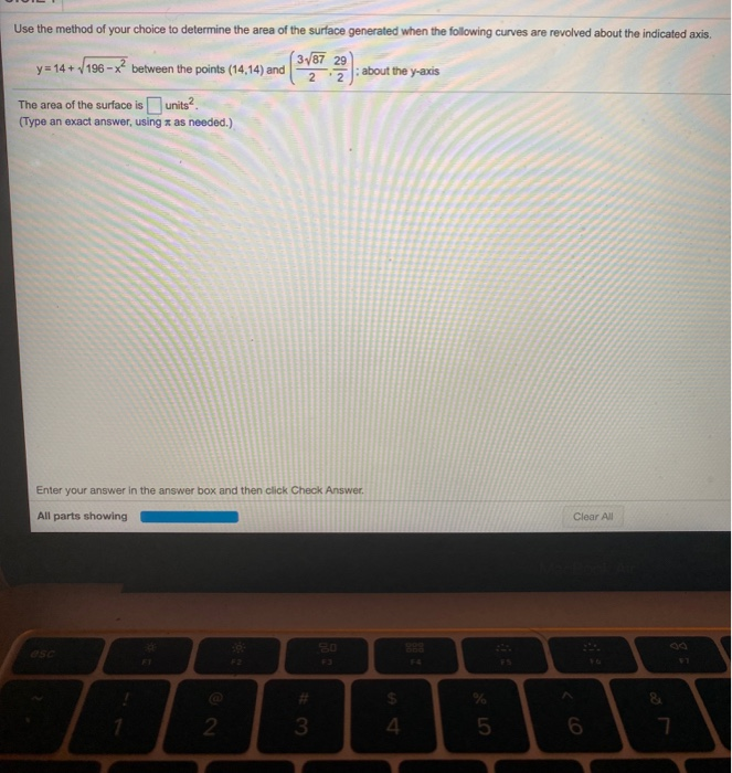 Solved Use the method of your choice to determine the area | Chegg.com
