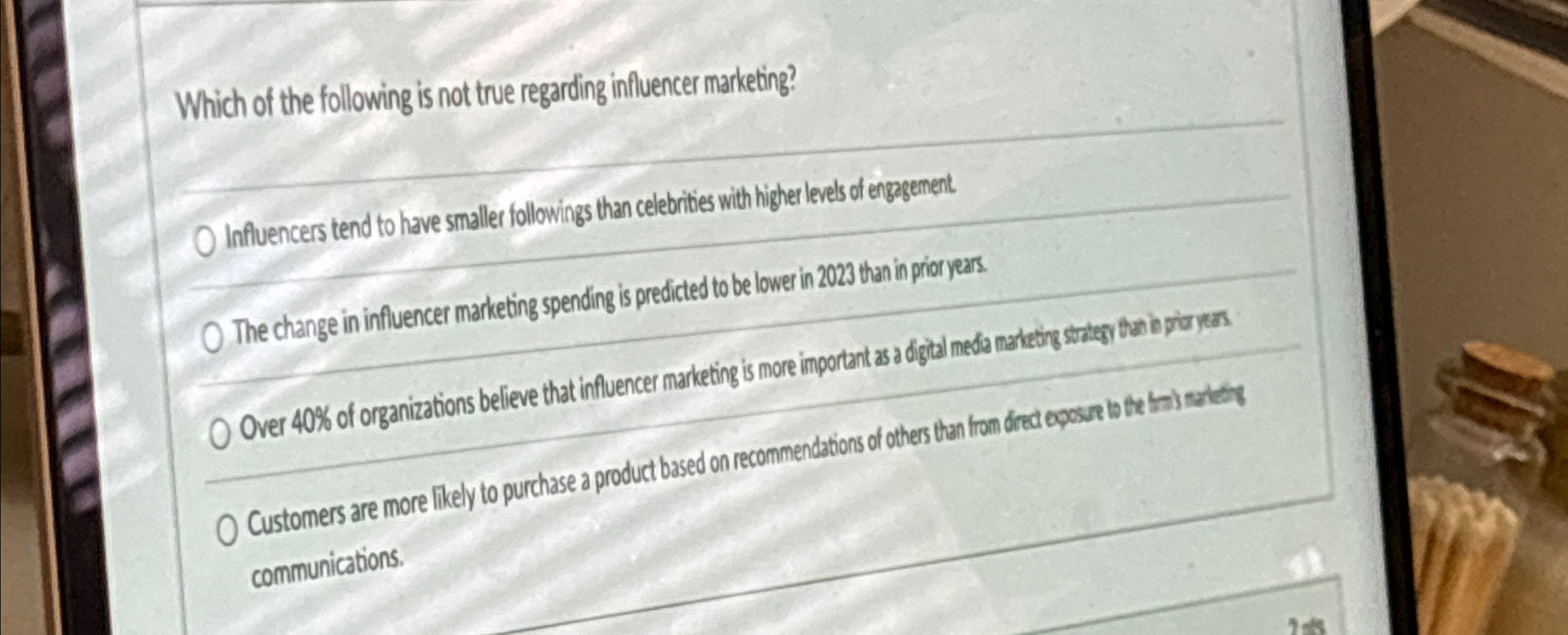 Solved Which of the following is not true regarding | Chegg.com