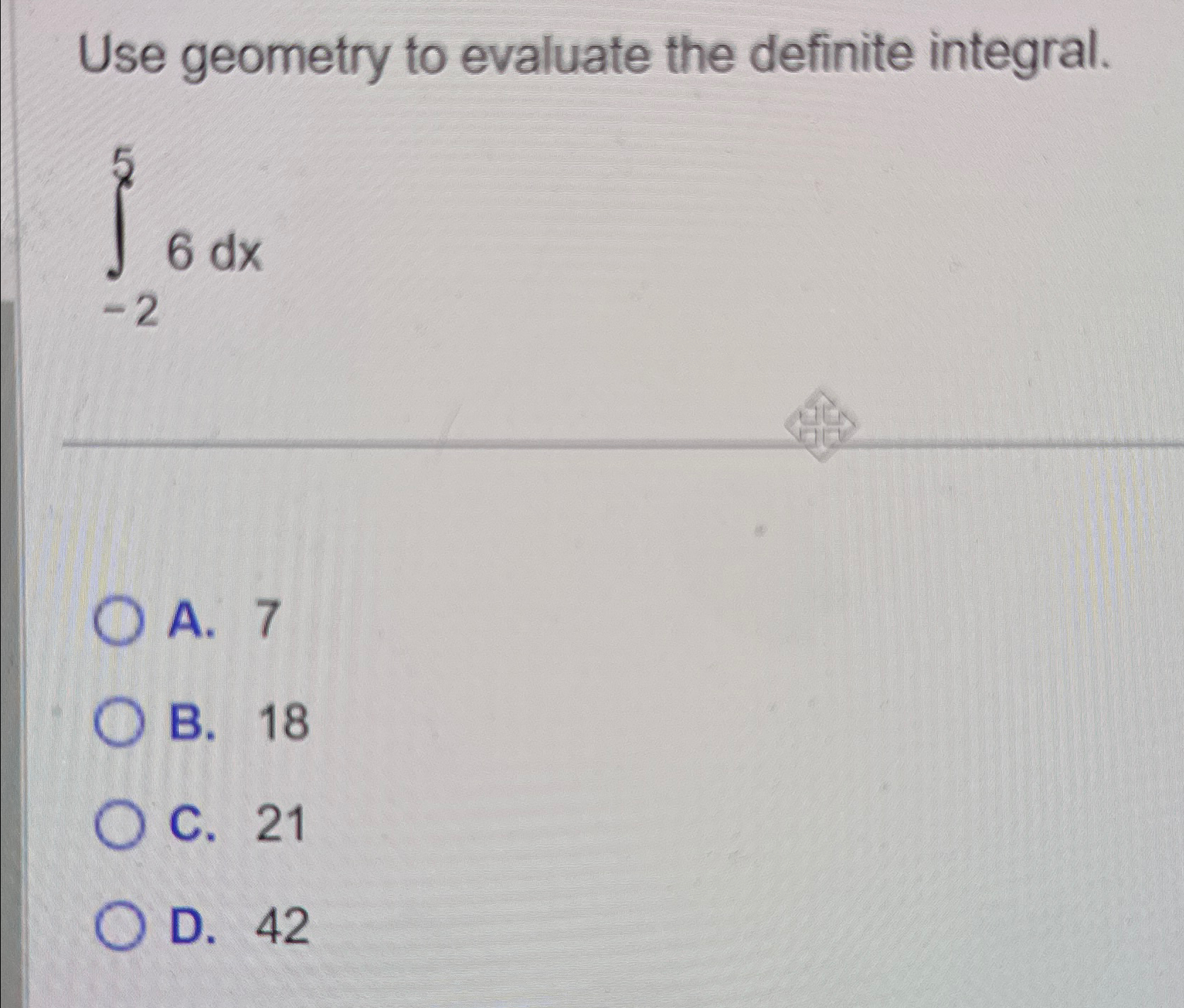 Solved Use geometry to evaluate the definite | Chegg.com