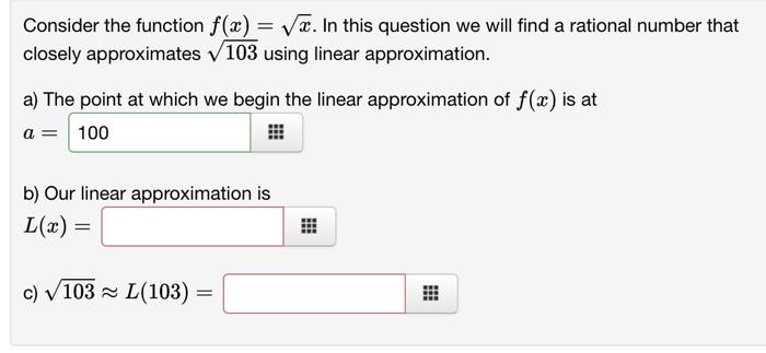 Solved Consider the function \( f(x)=\sqrt{x} \). In this | Chegg.com