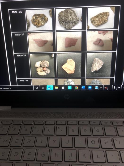 Metamorphic Rock Study Sheet Sample Texture (grain | Chegg.com