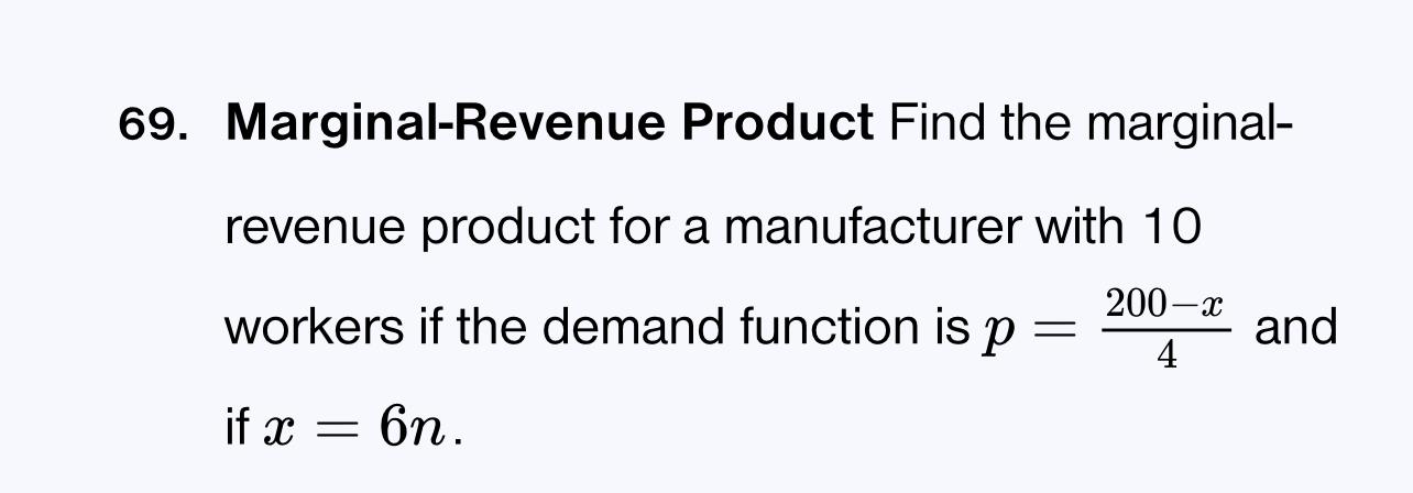 Solved Marginal-Revenue Product Find the marginalrevenue | Chegg.com