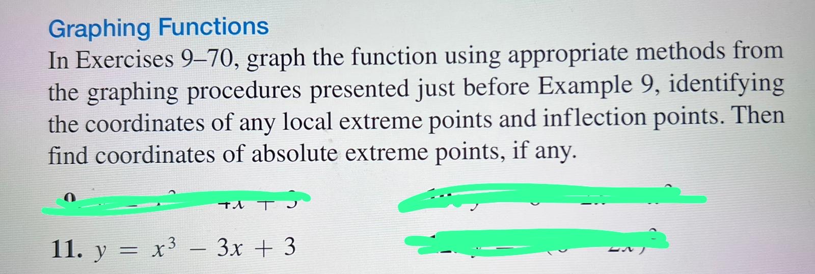Solved Graphing FunctionsIn Exercises 9-70, ﻿graph the | Chegg.com