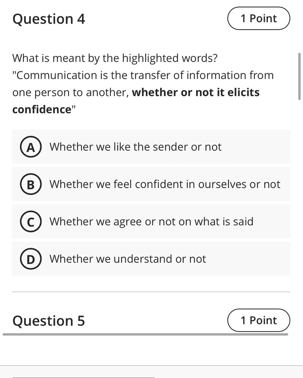 Solved Question 4What is meant by the highlighted | Chegg.com