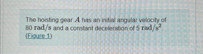 Solved \r\n\r\nDetermine the magnitude of the deceleration | Chegg.com