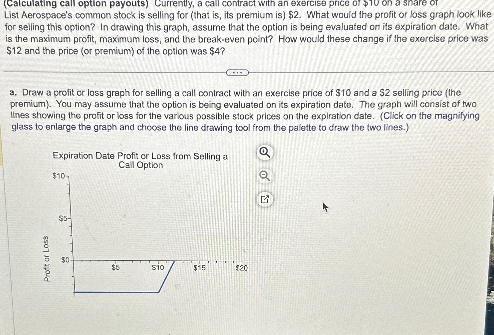 Solved (Calculating call option payouts) ﻿Currently, a call | Chegg.com