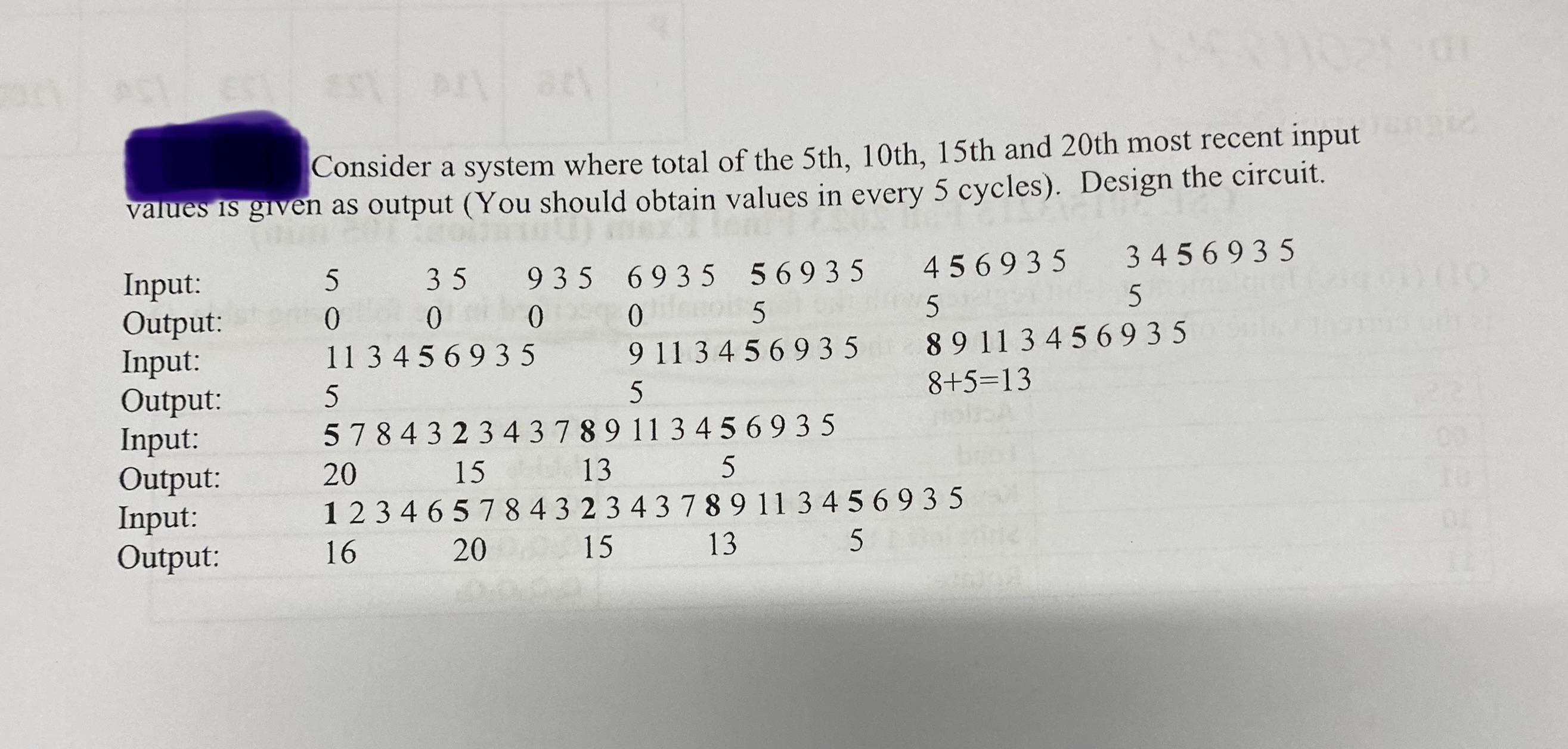 Solved Consider a system where total of the 5 ﻿th, 10th, 15 | Chegg.com