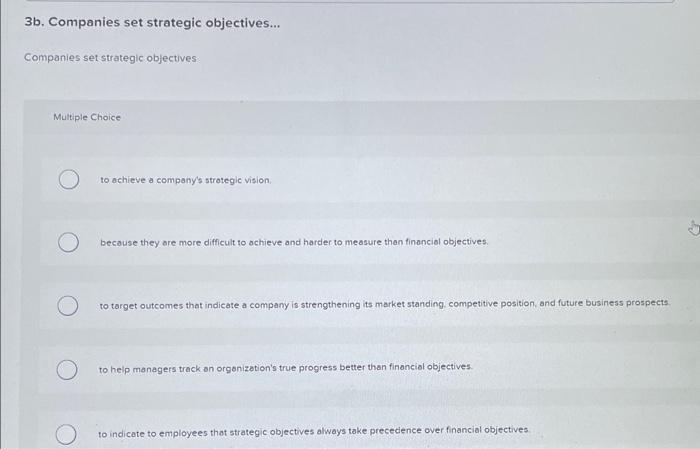 Solved Setting Objectives Read the overview below and | Chegg.com