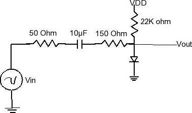 Solved Calculate the output voltage (Vout) if the input | Chegg.com