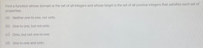 Solved Find a function whose domain is the set of all | Chegg.com