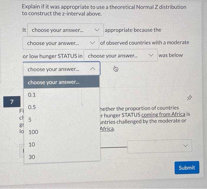 Solved Explain if it was appropriate to use a theoretical | Chegg.com