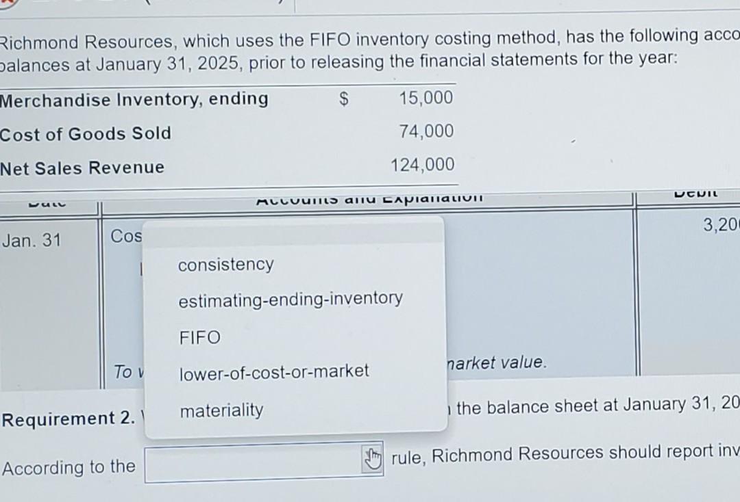 Solved Richmond has determined that the current replacement | Chegg.com