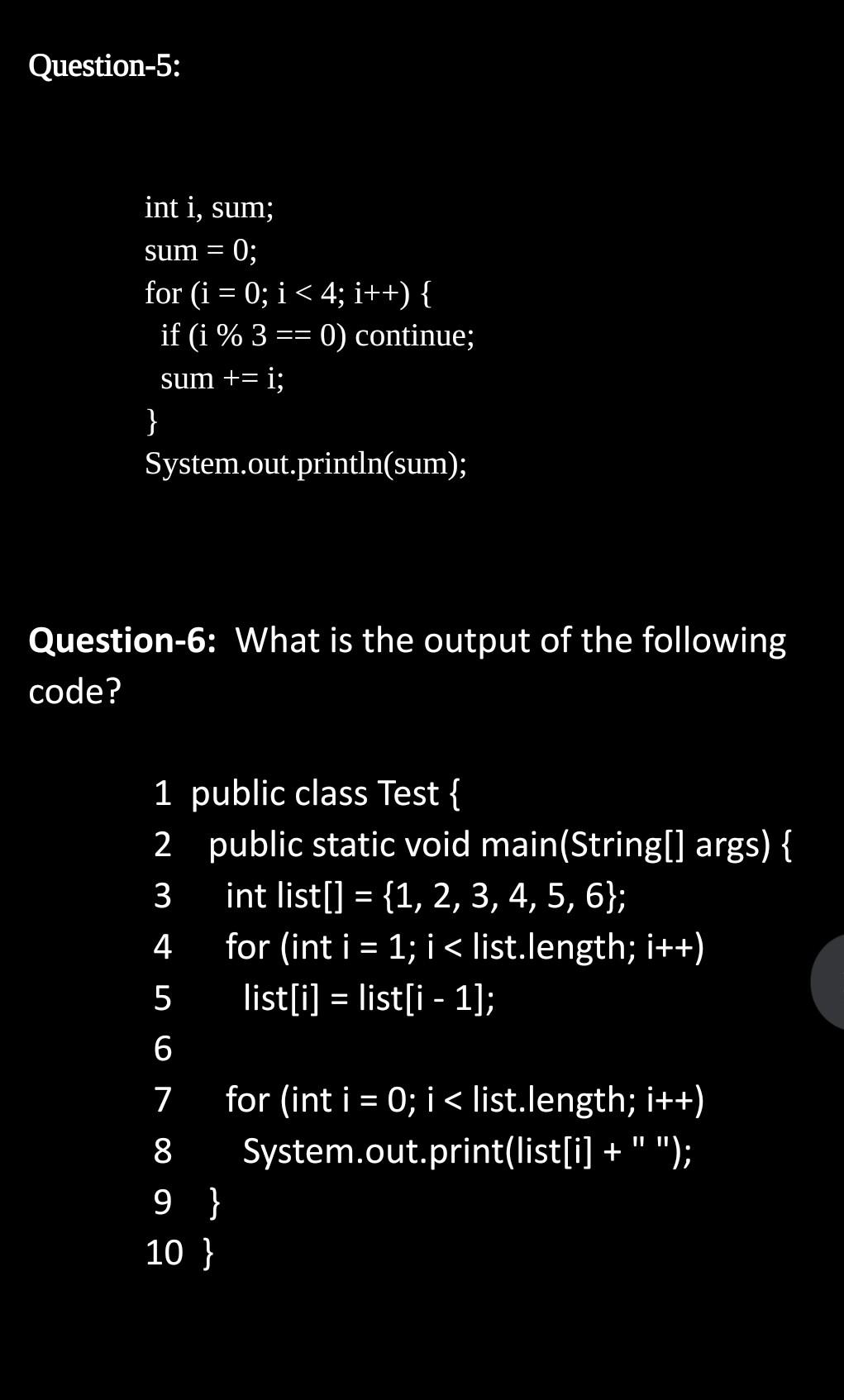 Solved CS116: Chapters 5 and 7 practice problems Question-1: | Chegg.com