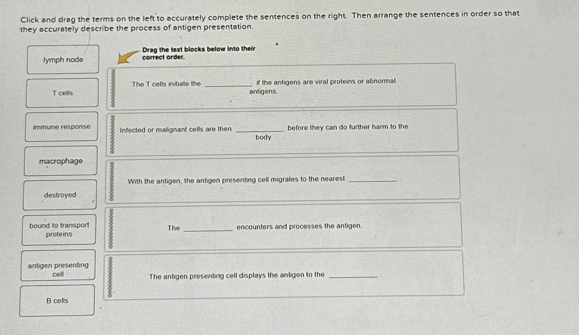 Solved Click and drag the terms on the left to accurately | Chegg.com