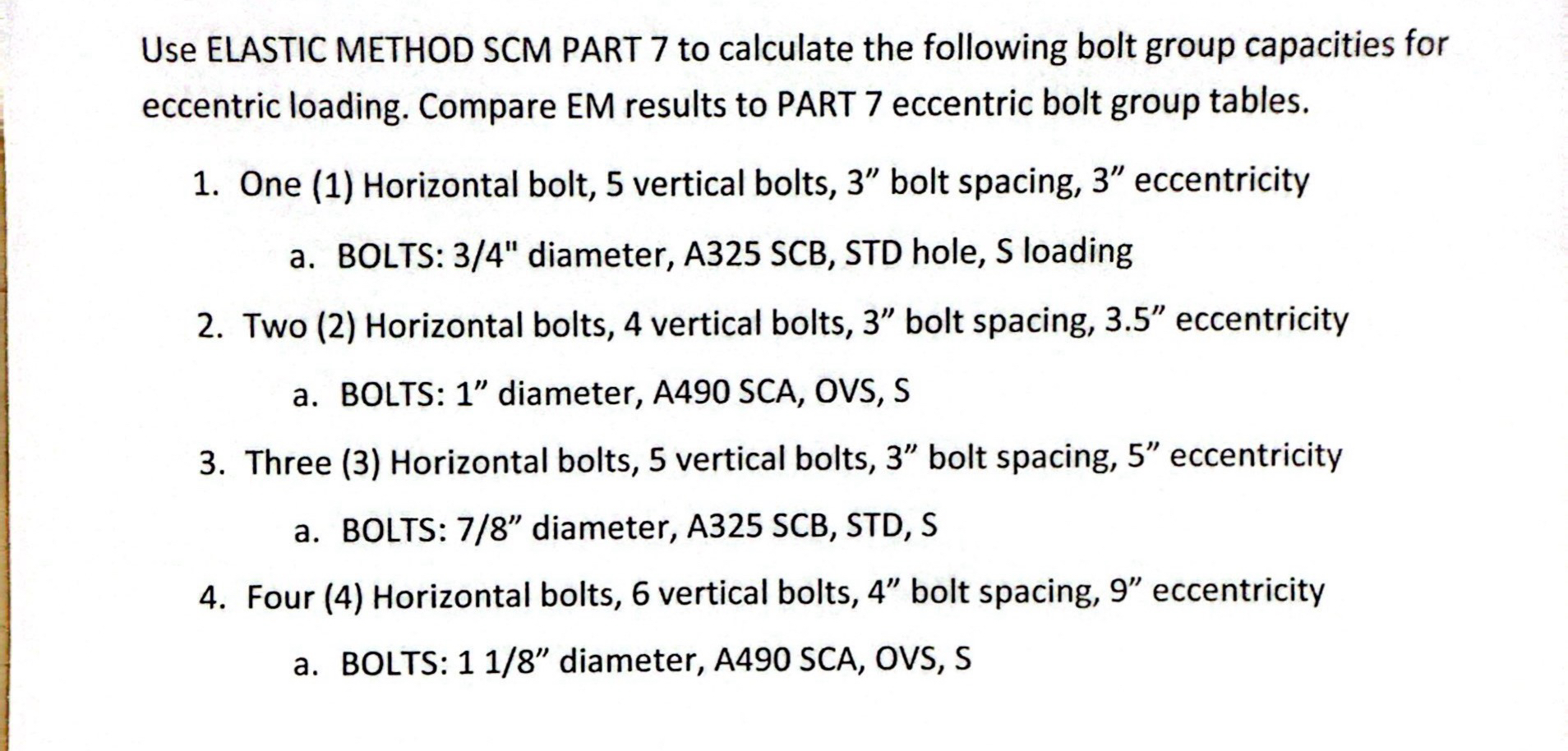 Solved Use ELASTIC METHOD SCM PART 7 ﻿to calculate the | Chegg.com