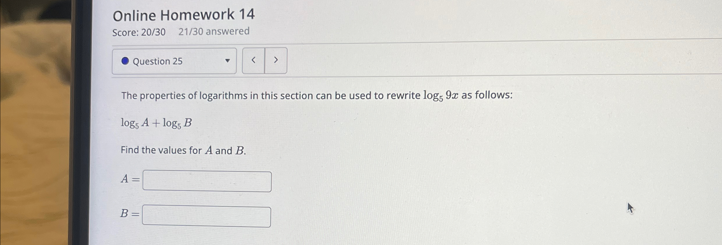 Solved Online Homework 14Score: 20302130 ﻿answeredThe | Chegg.com