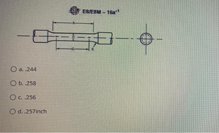 Solved THE ASTM E8-E8M STANDARD REGULATES THE TENSION TEST | Chegg.com