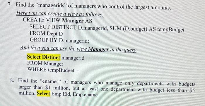 Solved Consider the following relational schema. An employee | Chegg.com