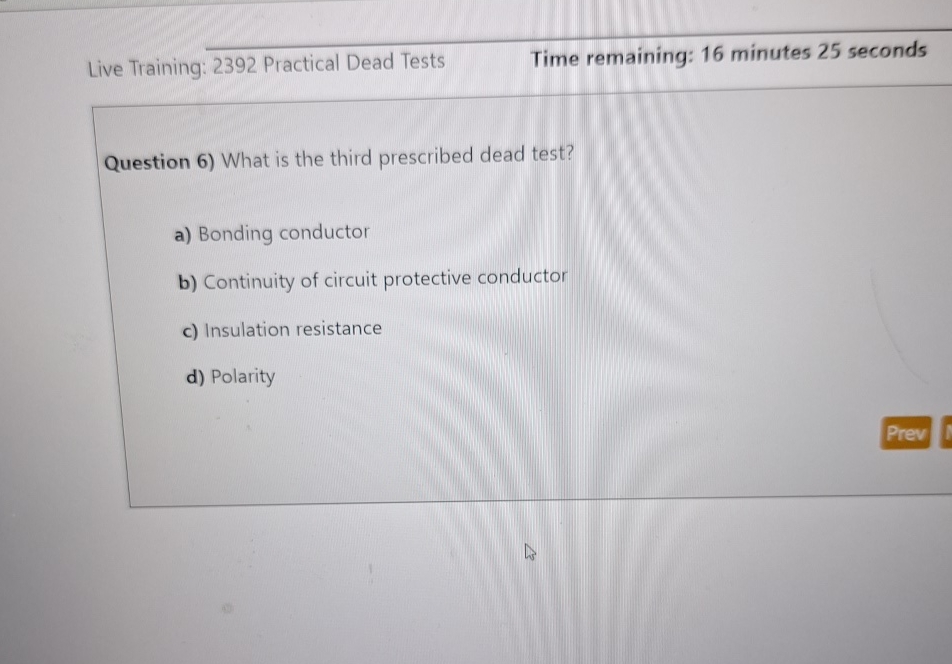 Solved Live Training: 2392 ﻿Practical Dead TestsTime | Chegg.com