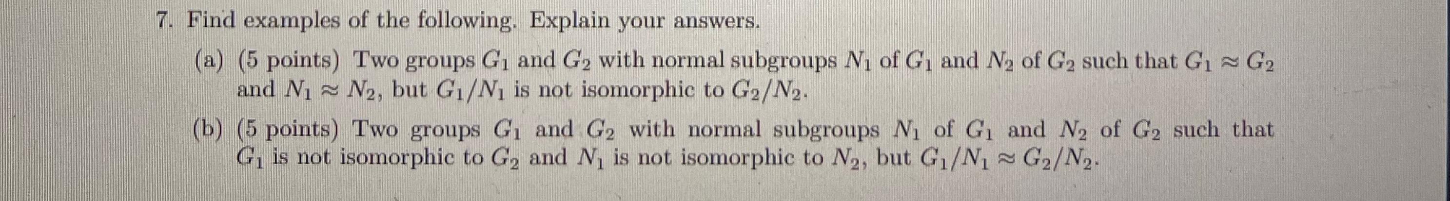 Solved Find examples of the following. Explain your | Chegg.com