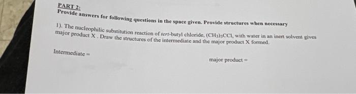 Solved PART 2: Provide answers for following questions in | Chegg.com