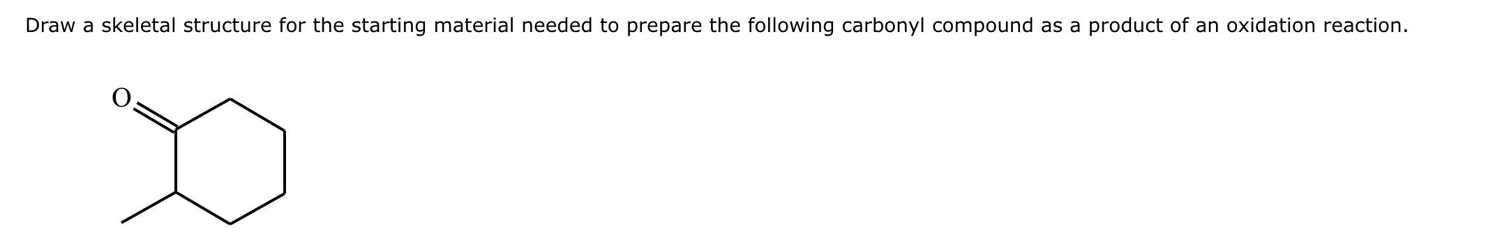 Solved Draw a skeletal structure for the starting material | Chegg.com