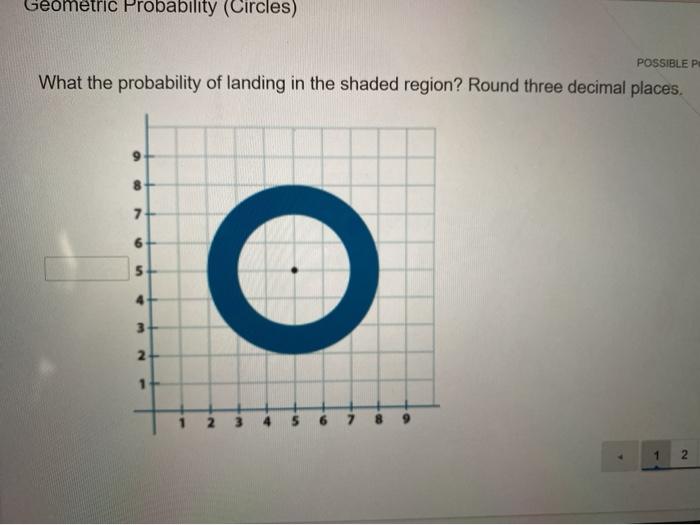 Solved Geometric Probability (Circles) POSSIBLE PE What the | Chegg.com