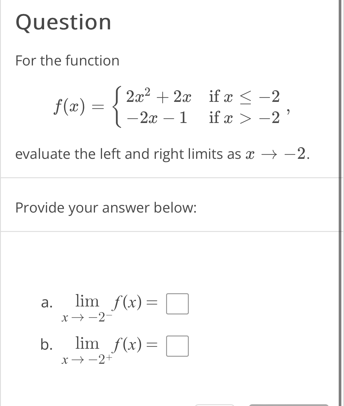 Solved QuestionFor the | Chegg.com
