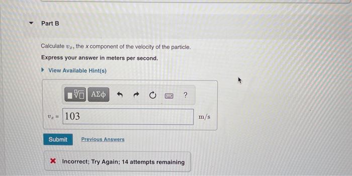 Solved A particle with a charge of q=−5.40nC is moving in a | Chegg.com