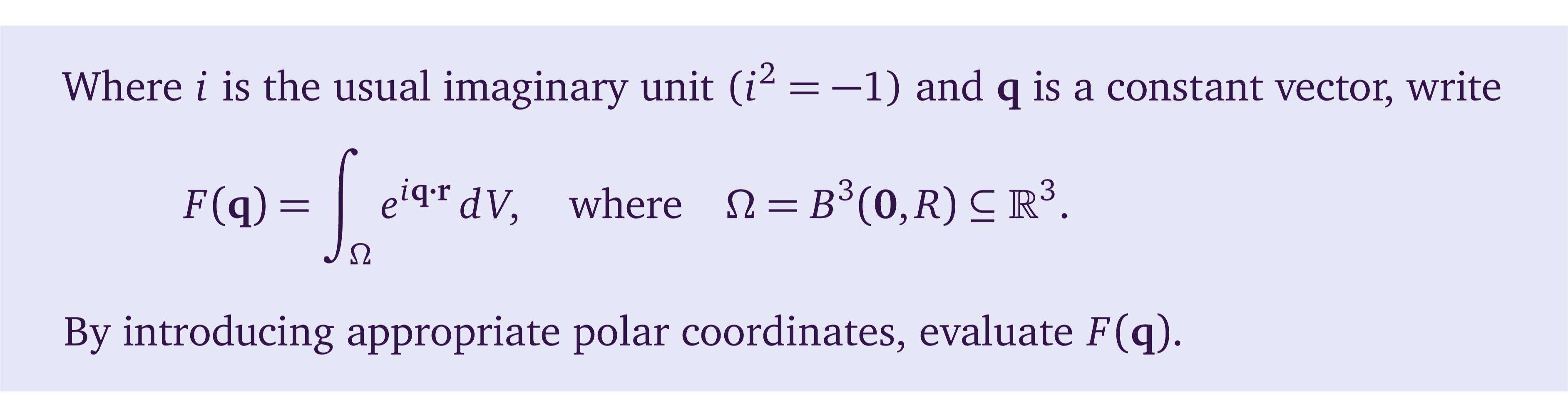 Solved Where i ﻿is the usual imaginary unit )=(-1 ﻿and q ﻿is | Chegg.com