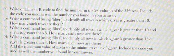 Solved Run the following code in R-Studio: | Chegg.com