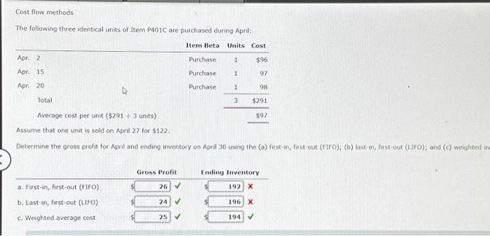 Solved Cost flow methods The following three identical units | Chegg.com