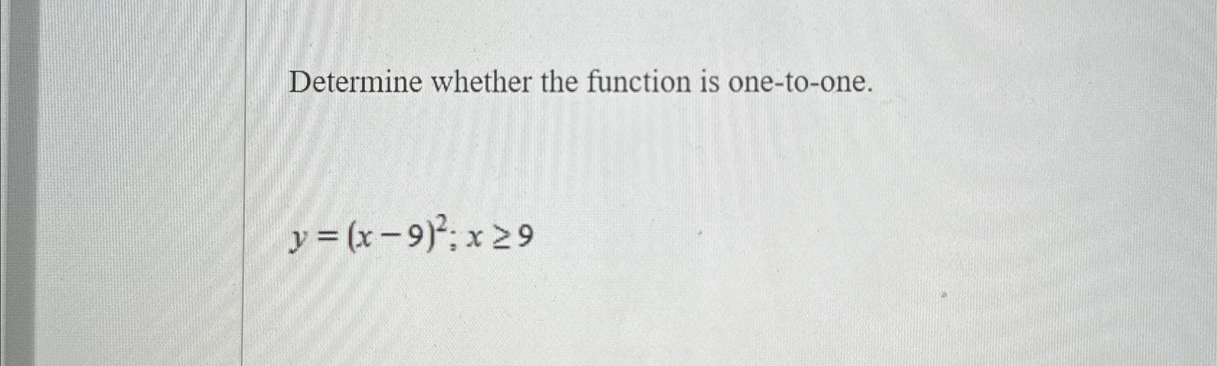 Solved Determine whether the function is | Chegg.com