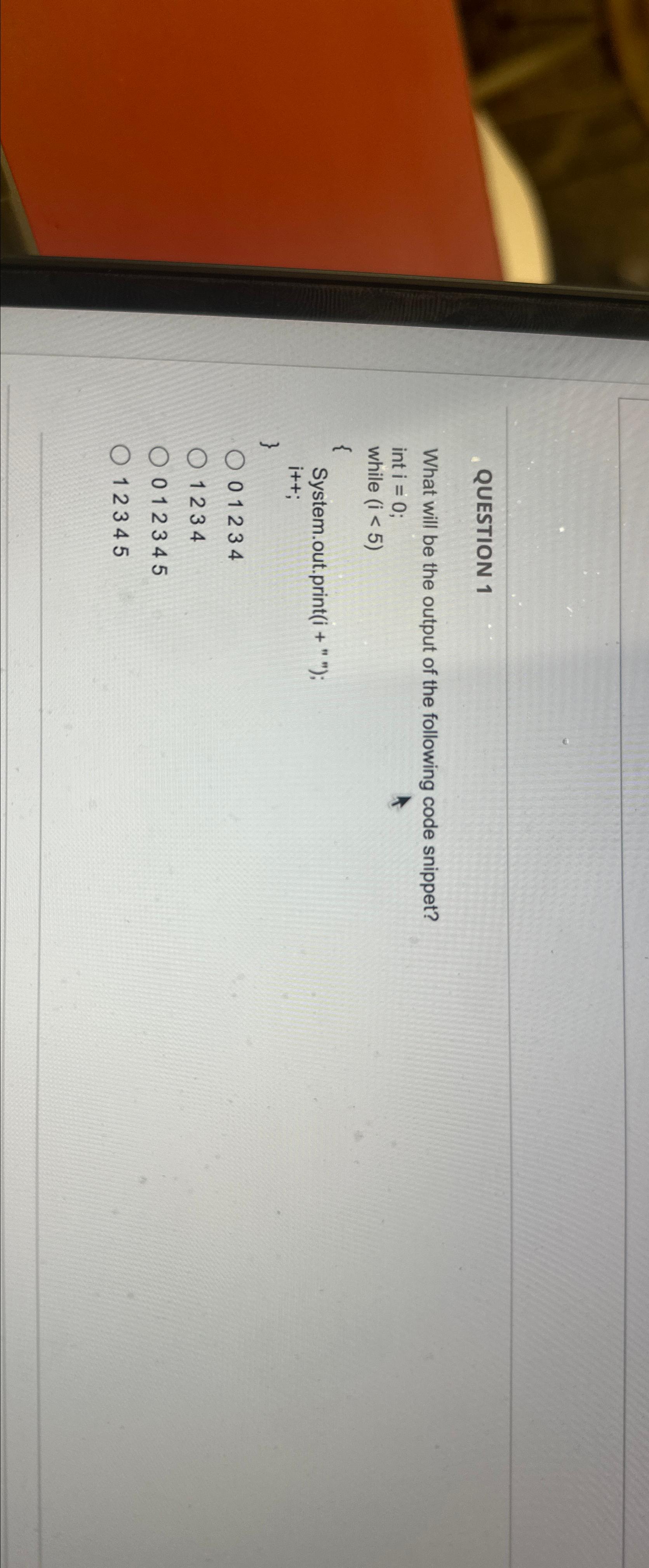 Solved QUESTION 1What will be the output of the following | Chegg.com