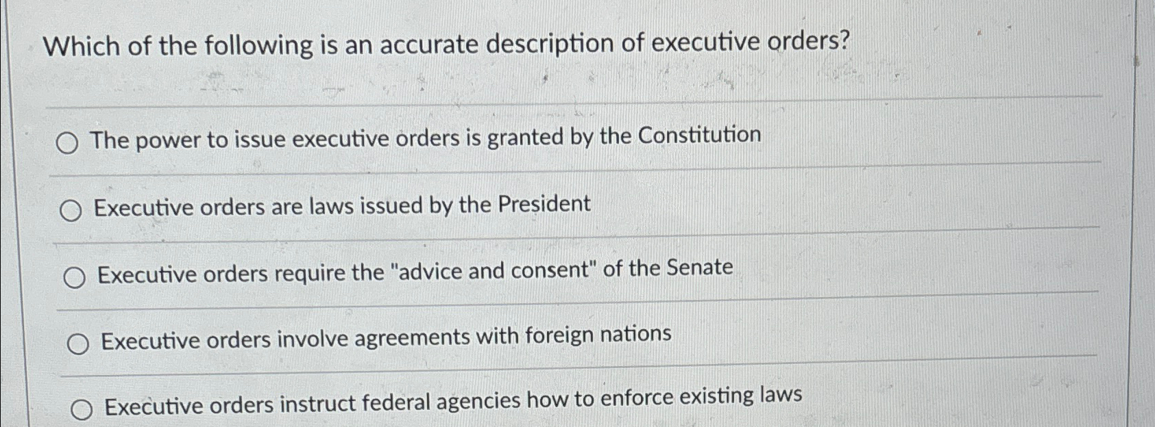 Which of the following is an accurate description of | Chegg.com