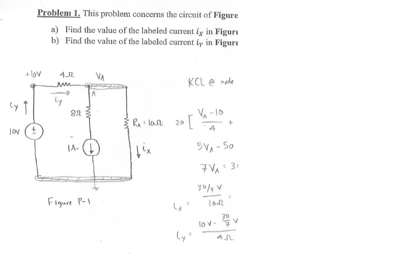 Solved Problem 1. ﻿This problem concerns the circuit of | Chegg.com