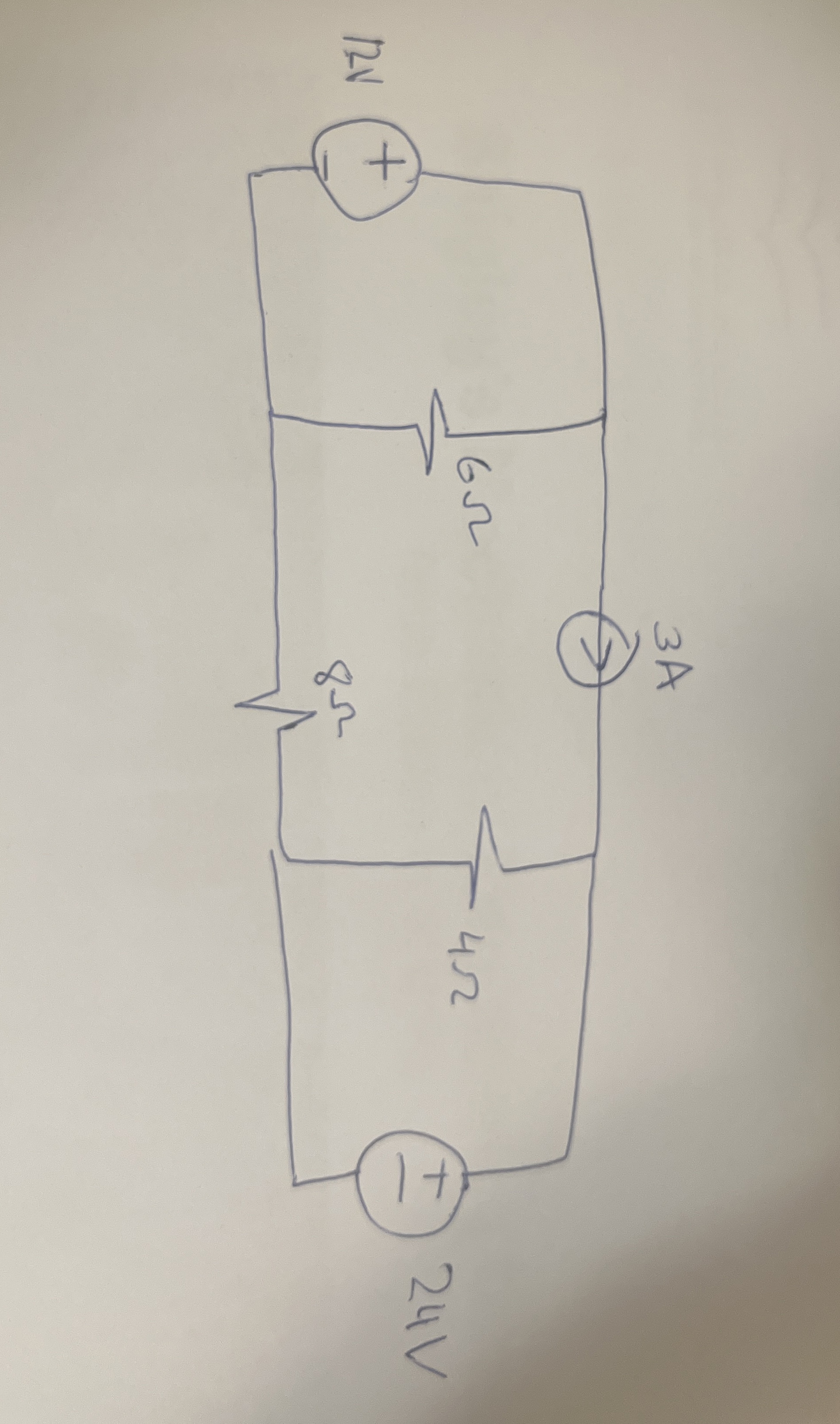 find the power dissipated on the 8 ﻿ohm resistor | Chegg.com