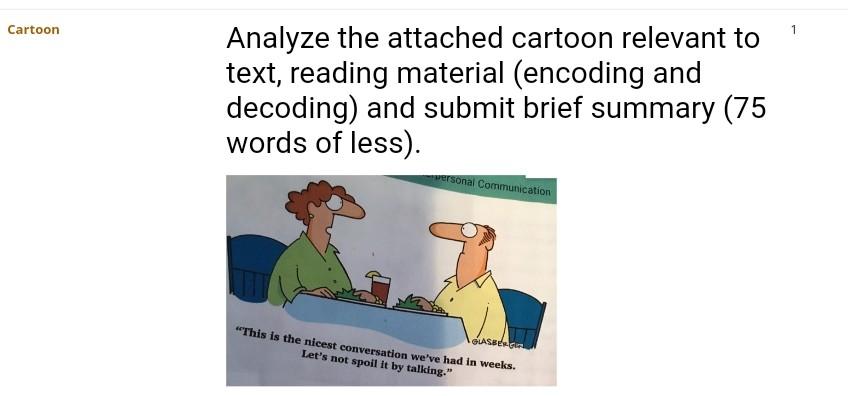 Cartoon Analyze the attached cartoon relevant to | Chegg.com