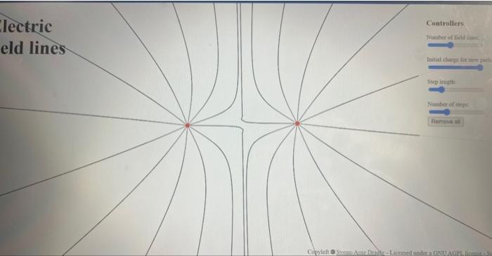 Solved place two positive charges a short distance apart (~5 | Chegg.com