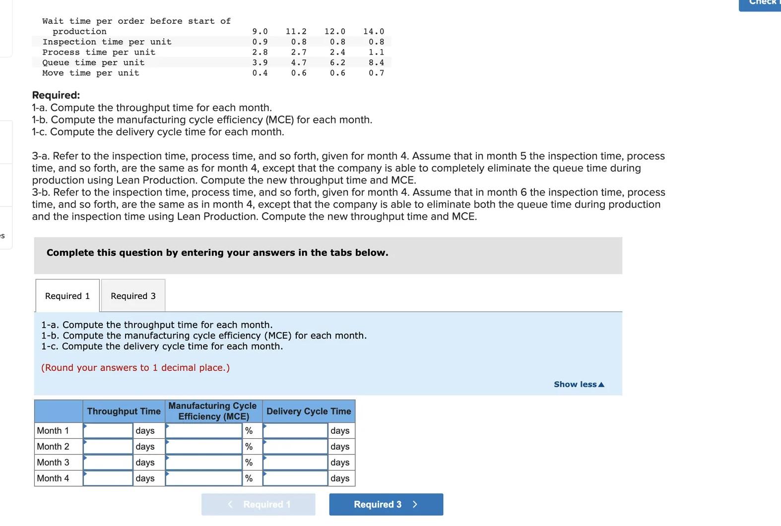 Solved Problem 12-15 (Algo) Internal Business Process | Chegg.com
