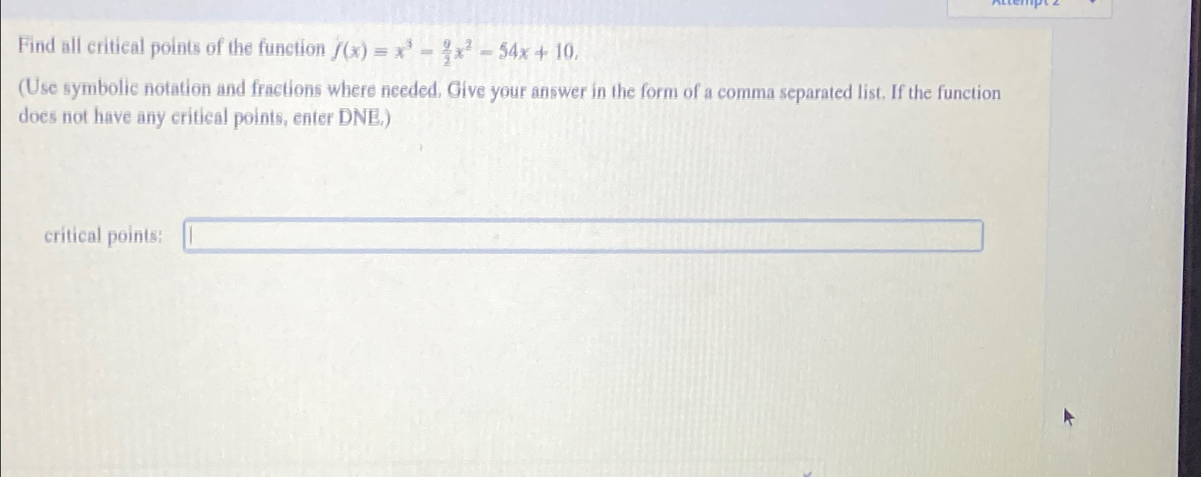 Solved Find all critical points of the function | Chegg.com