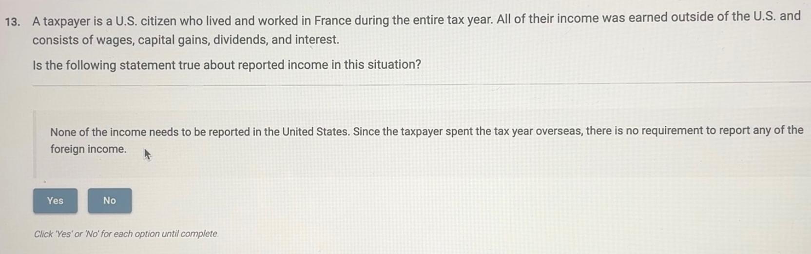 Solved A taxpayer is a U.S. ﻿citizen who lived and worked in | Chegg.com