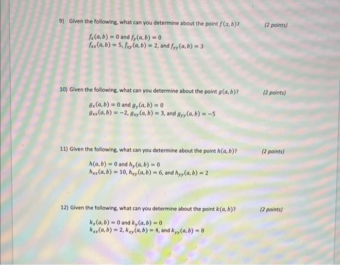 Solved 7) Make up a clearly labeled sign chart that would | Chegg.com