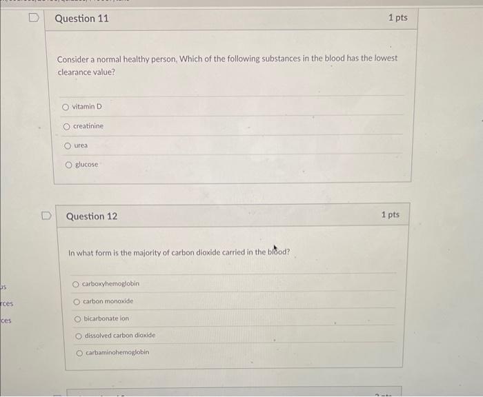 Solved Consider a normal healthy person, Which of the | Chegg.com