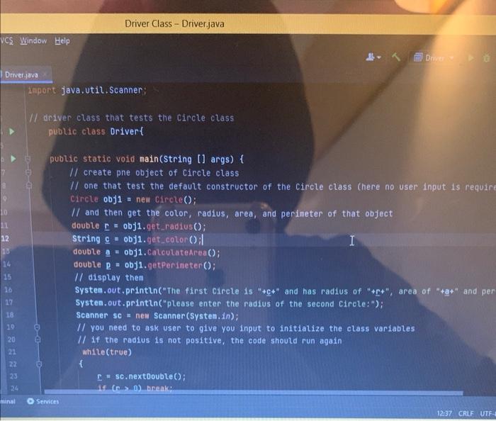 Solved That is the full coding I did on my laptop but it | Chegg.com