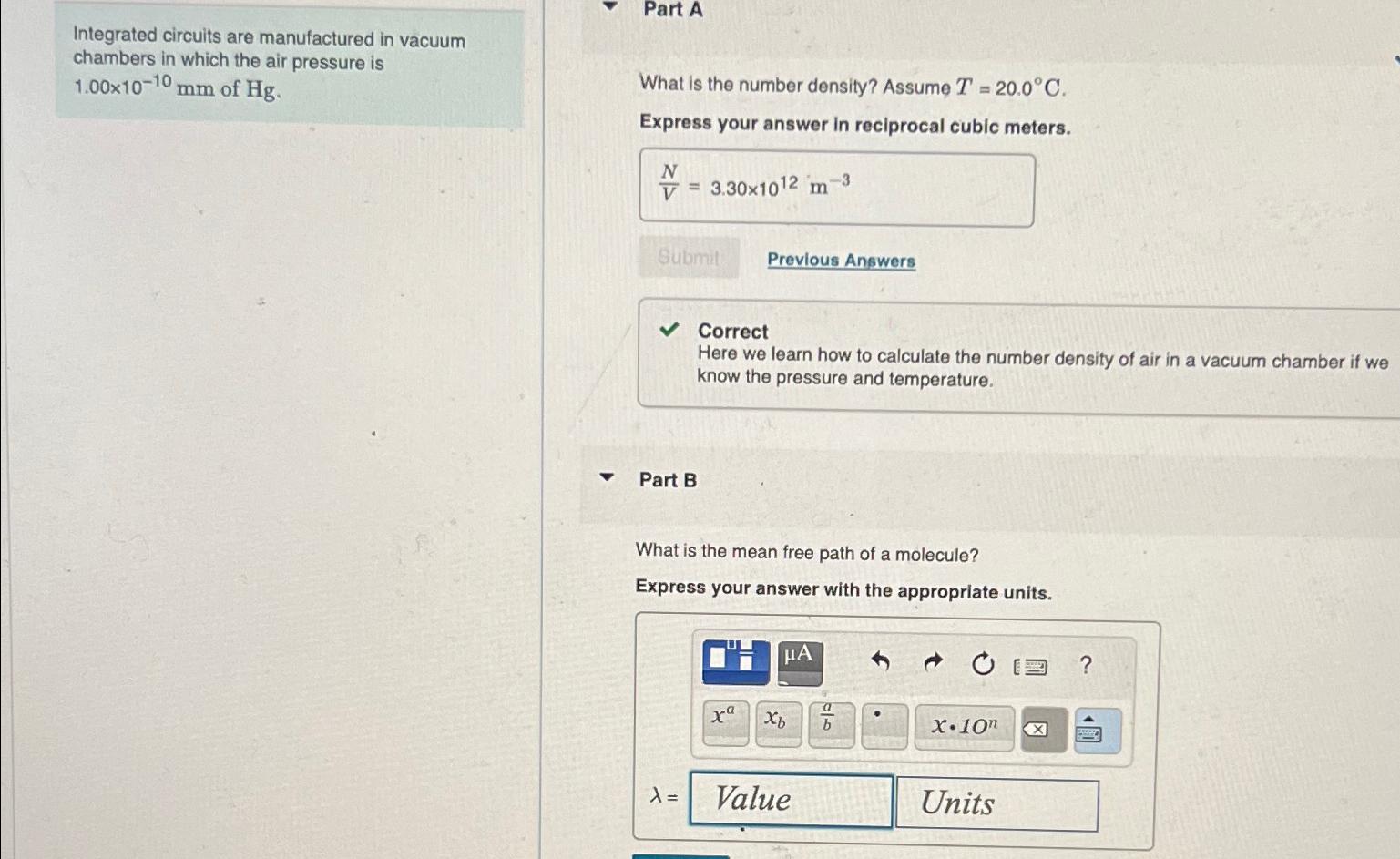 Solved Integrated circuits are manufactured in vacuum | Chegg.com