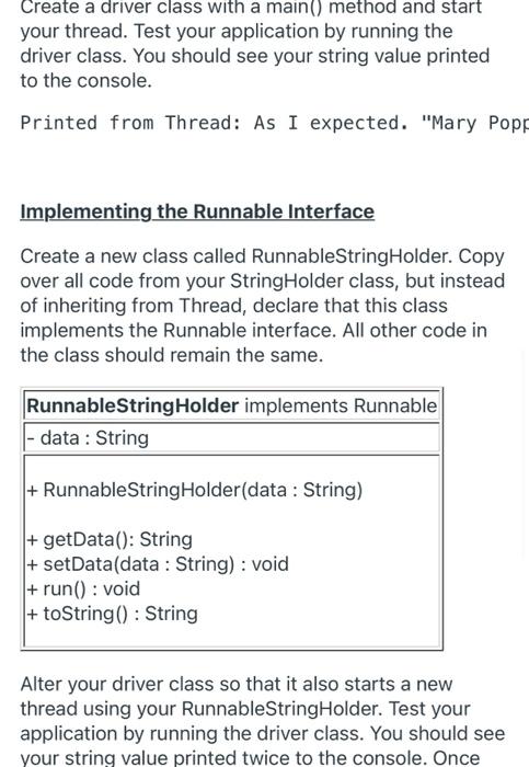 Solved Extending the Thread Class Create a new class stores | Chegg.com