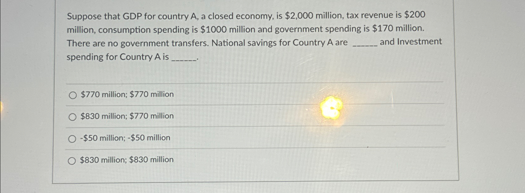 Solved Suppose that GDP for country A, ﻿a closed economy, is | Chegg.com