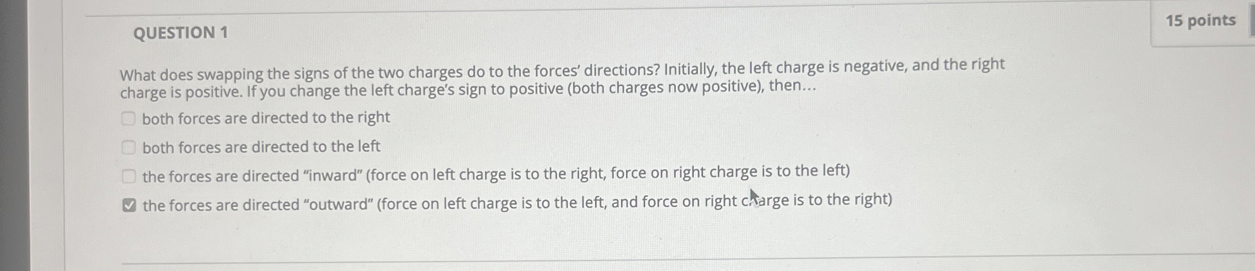 Solved QUESTION 1What does swapping the signs of the two | Chegg.com